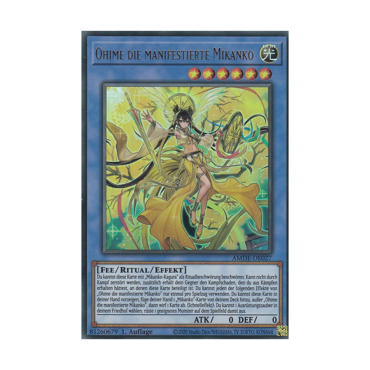 Ohime die manifestierte Mikanko AMDE-DE027 Amazing Defenders kaufen