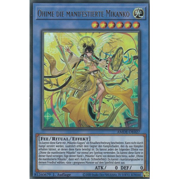 Ohime die manifestierte Mikanko AMDE-DE027 Amazing Defenders kaufen
