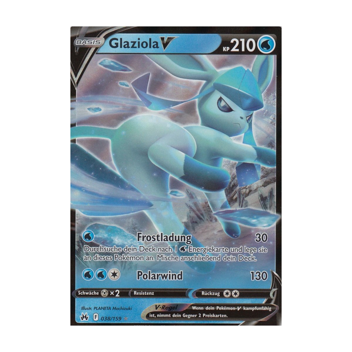 Glaziola-V 038/159 HOLO Zenit der Könige Pokemon Karte kaufen