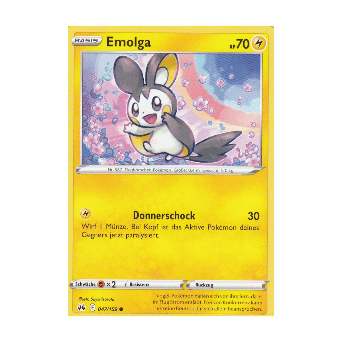 Emolga 047/159 Zenit der Könige Pokemon Karte günstig kaufen