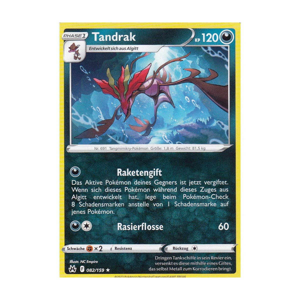 Tandrak 082/159 Zenit der Könige Pokemon Karte günstig kaufen