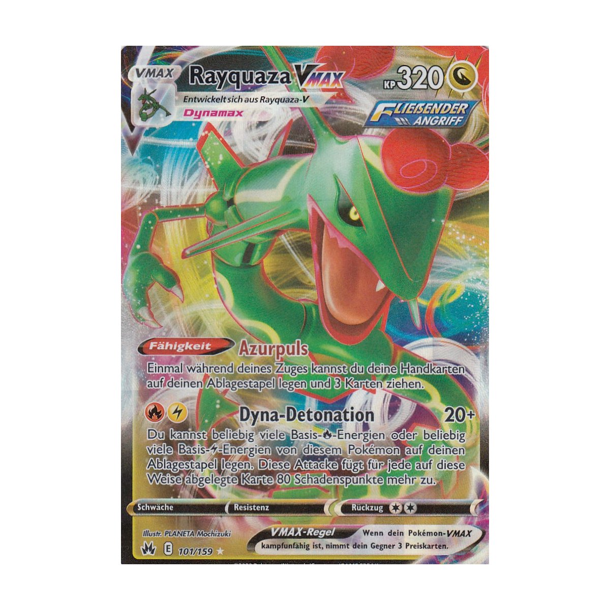 Rayquaza-VMAX 101/159 HOLO Zenit der Könige Pokemon Karte kaufen