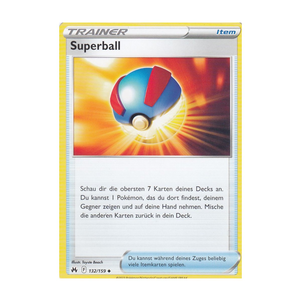 Superball 132/159 Zenit der Könige Pokemon Karte günstig kaufen