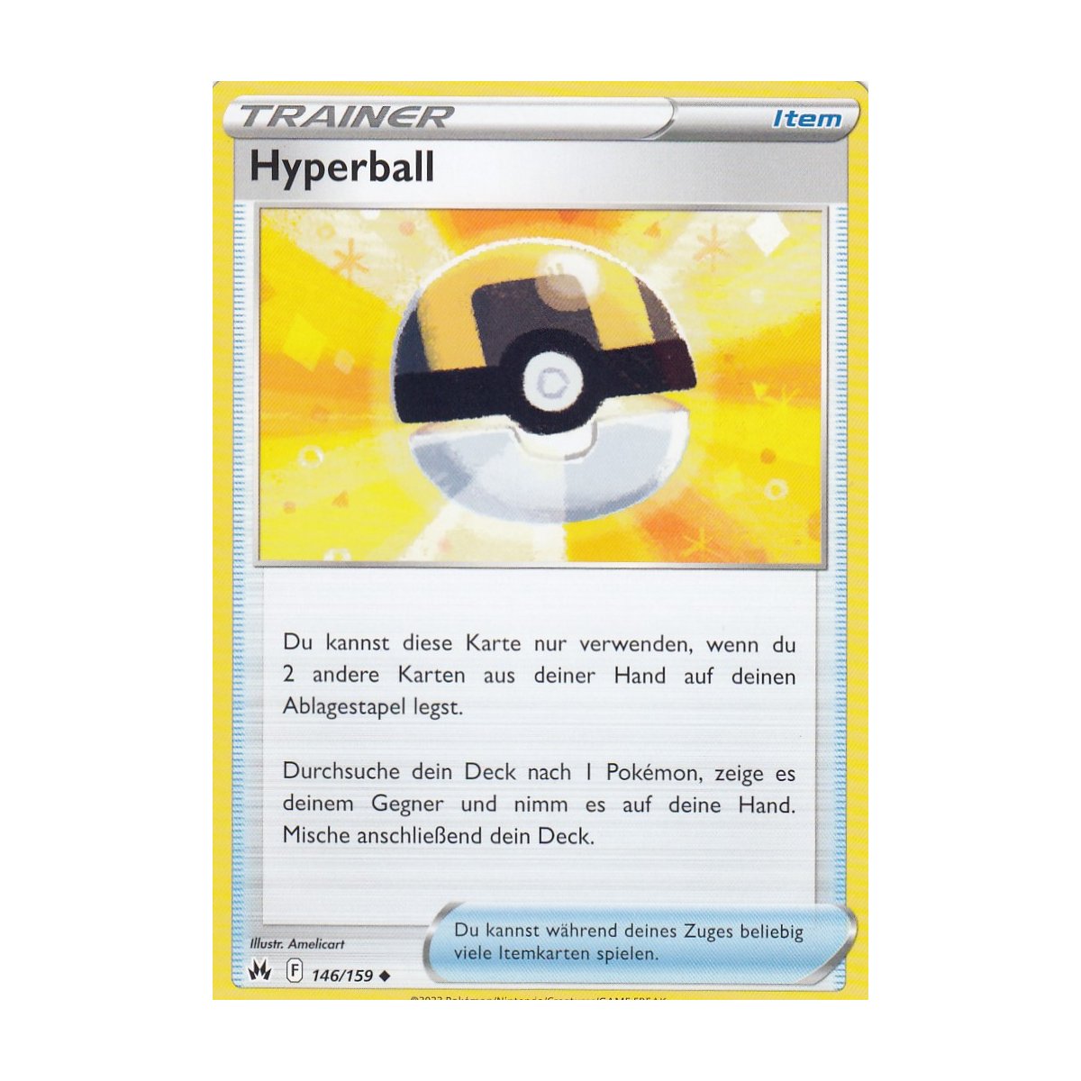 Hyperball 146/159 Zenit der Könige Pokemon Karte günstig kaufen