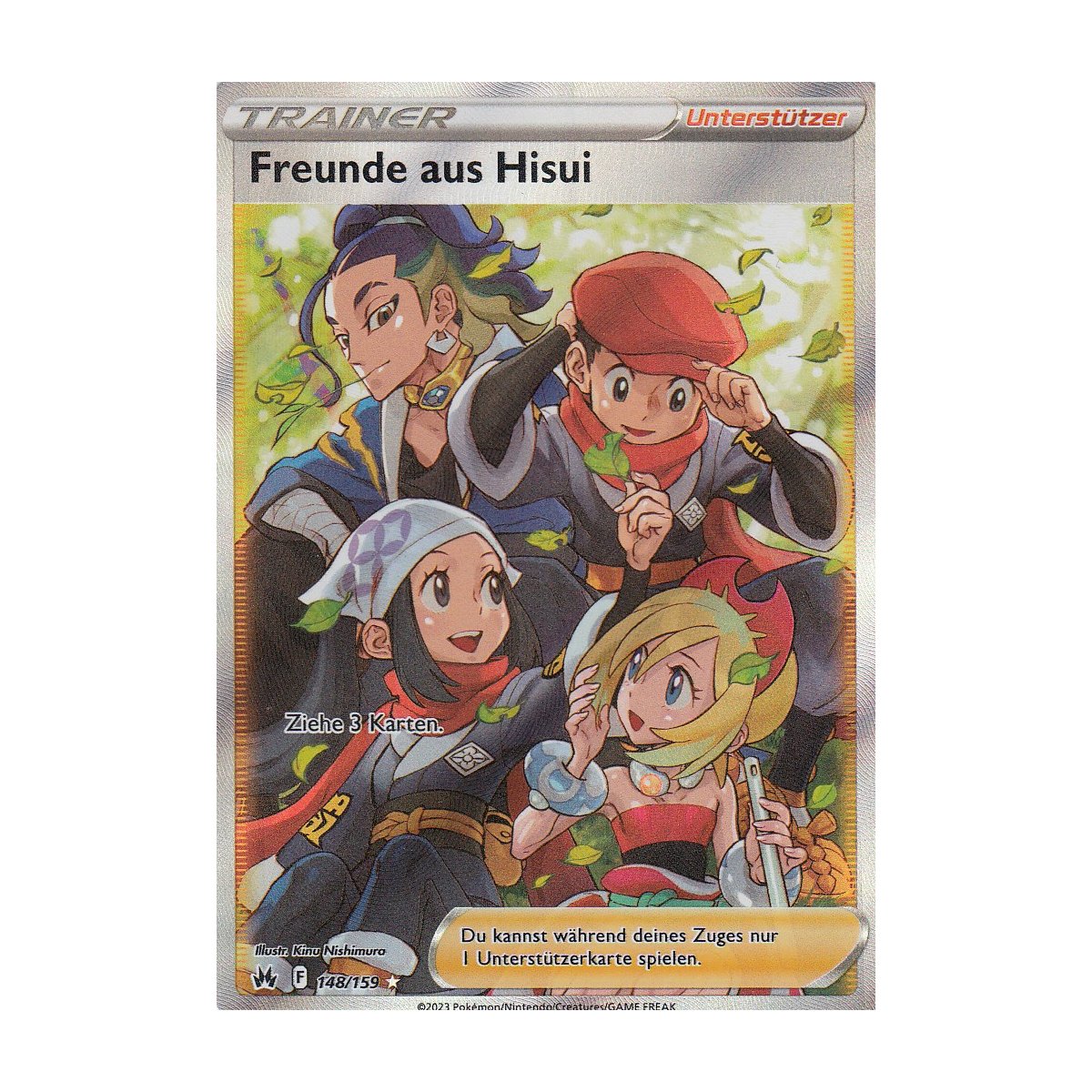 Freunde aus Hisui 148/159 FULLART Zenit der Könige Pokemon Karte kaufen