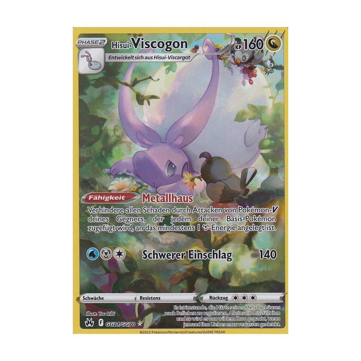 Hisui-Viscogon GG21/GG70 HOLO Zenit der Könige Pokemon Karte kaufen