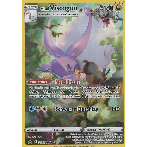 Hisui-Viscogon GG21/GG70 HOLO Zenit der Könige Pokemon Karte kaufen