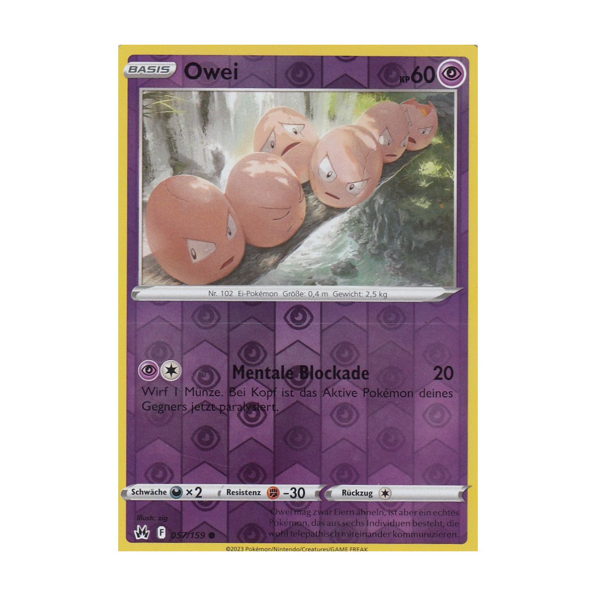 Owei 057/159 REVERSE HOLO Zenit der Könige Pokemon Karte kaufen