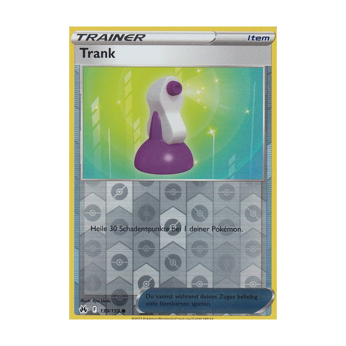Trank 139/159 REVERSE HOLO Zenit der Könige Pokemon Karte kaufen
