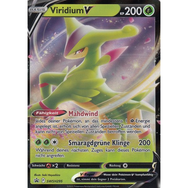Viridium V SWSH295 SWSH Promos Pokemon Karte günstig kaufen