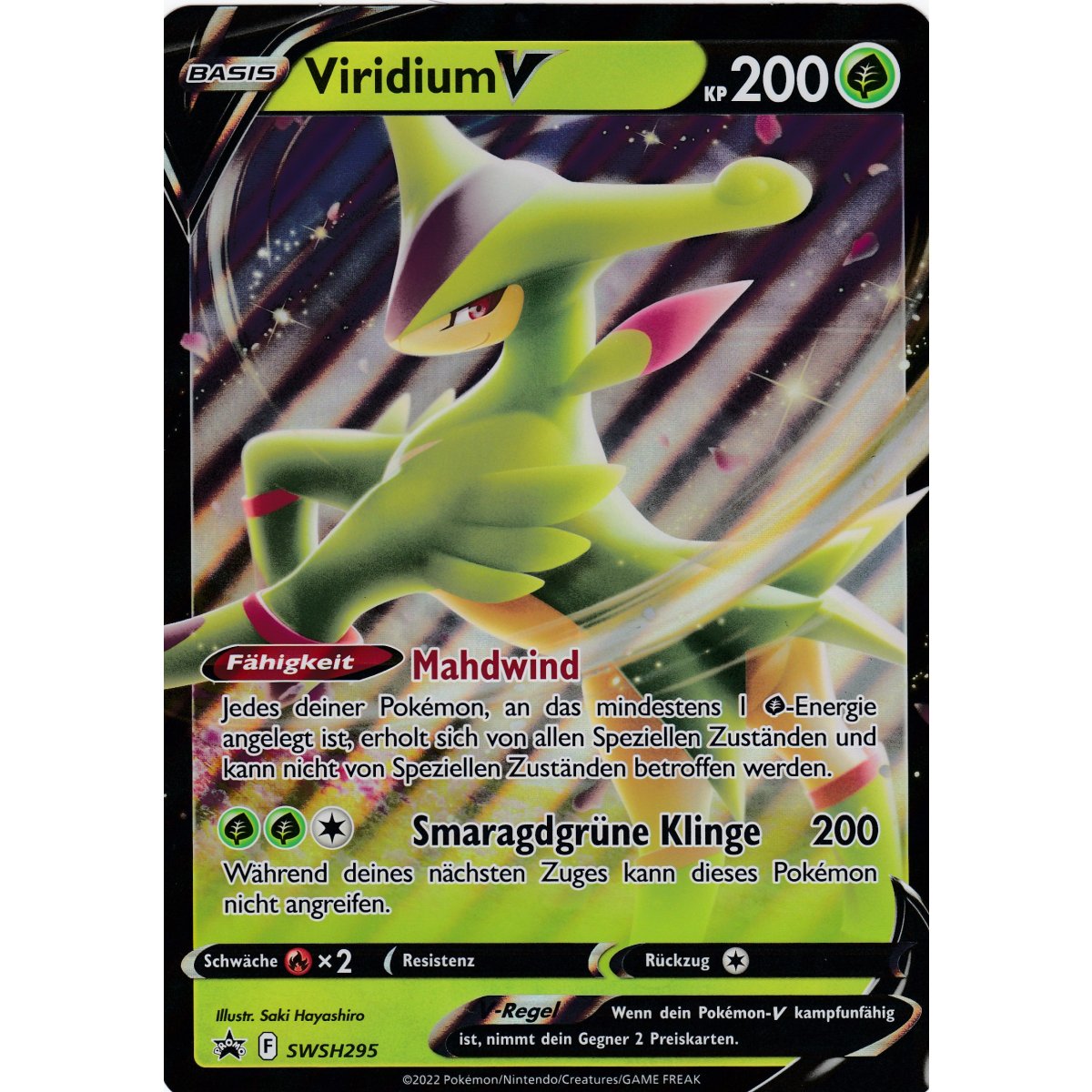 Viridium V SWSH295 PROMO XXL OVERSIZED/ÜBERGROß SWSH Promos Pokemon ...