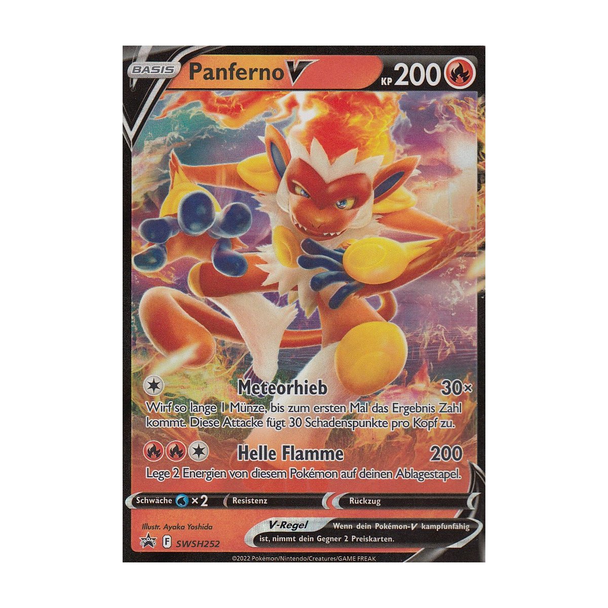 Panferno V SWSH252 SWSH Promos Pokemon Karte günstig kaufen