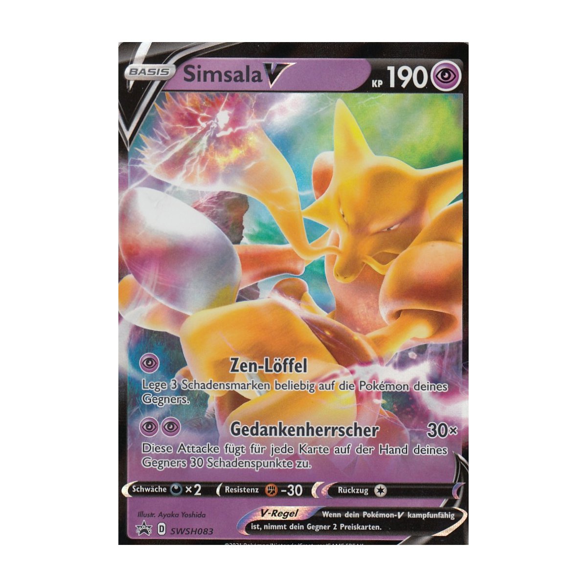 Simsala V SWSH083 SWSH Promos Pokemon Karte günstig kaufen