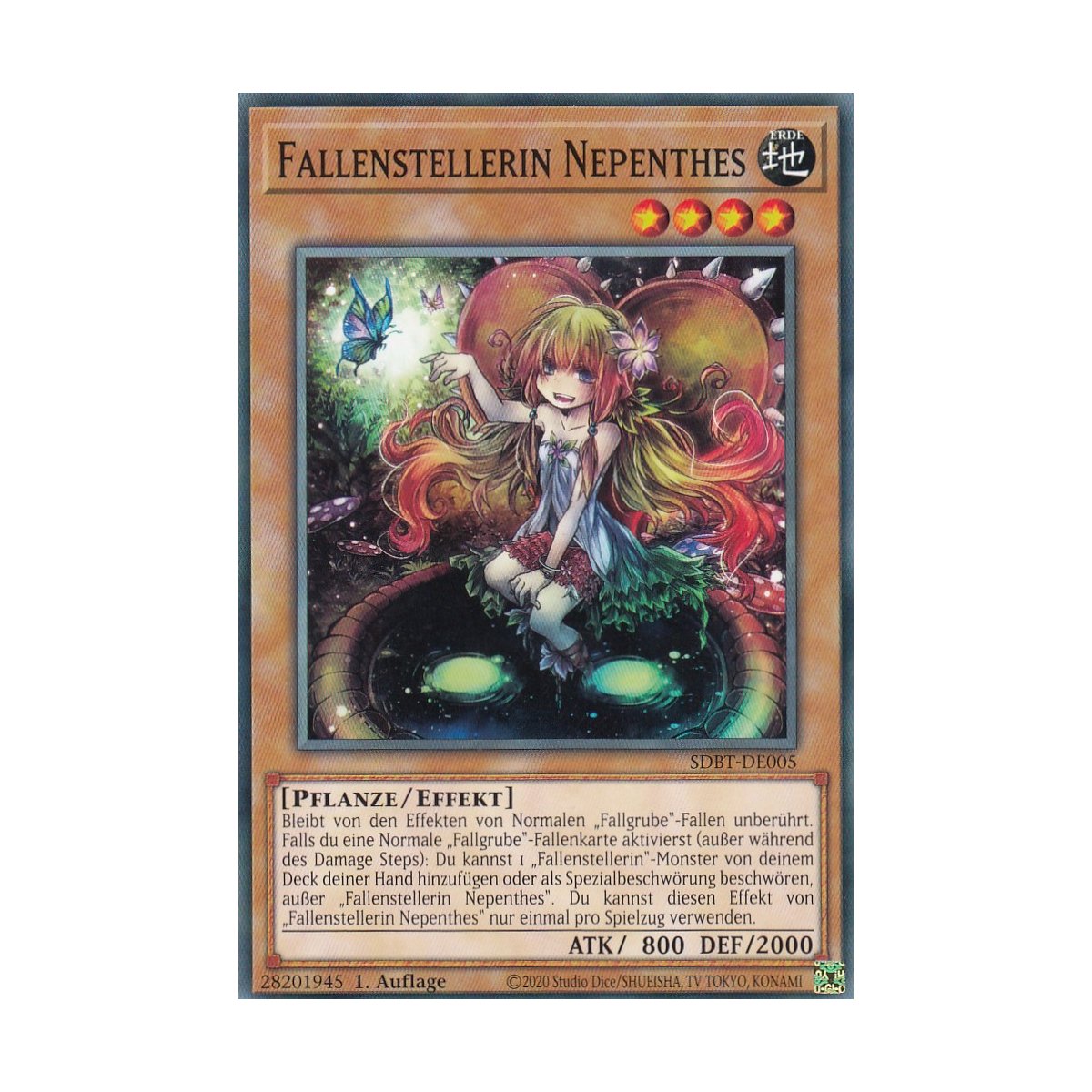 Fallenstellerin Nepenthes SDBT-DE005 Structure Deck Beware of Traptrix ...