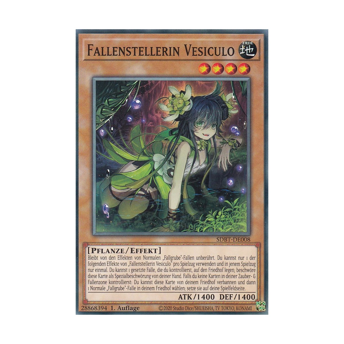Fallenstellerin Vesiculo SDBT-DE008 Structure Deck Beware of Traptrix ...