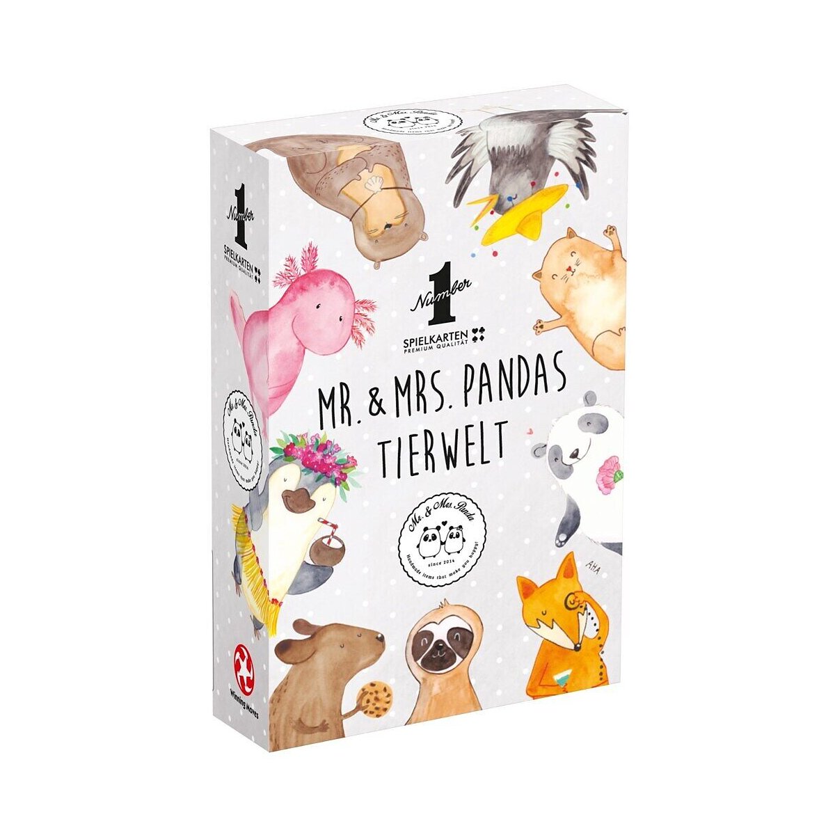 Mr. und Mrs. Panda Tierwelt Nr. 1 Spielkarten Kartenspiel kaufen