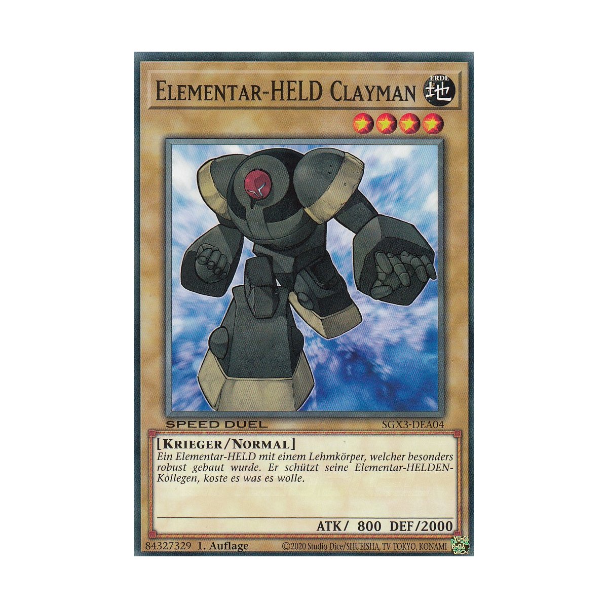 Elementar-HELD Clayman SGX3-DEA04 Speed Duel GX: Duelists of Shadows kaufen