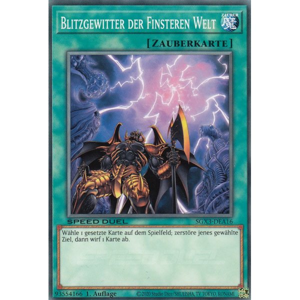 Blitzgewitter der Finsteren Welt SGX3-DEA16 Speed Duel GX: Duelists of Shadows kaufen