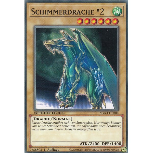 Schimmerdrache #2 SGX3-DEB04 Speed Duel GX: Duelists of Shadows kaufen