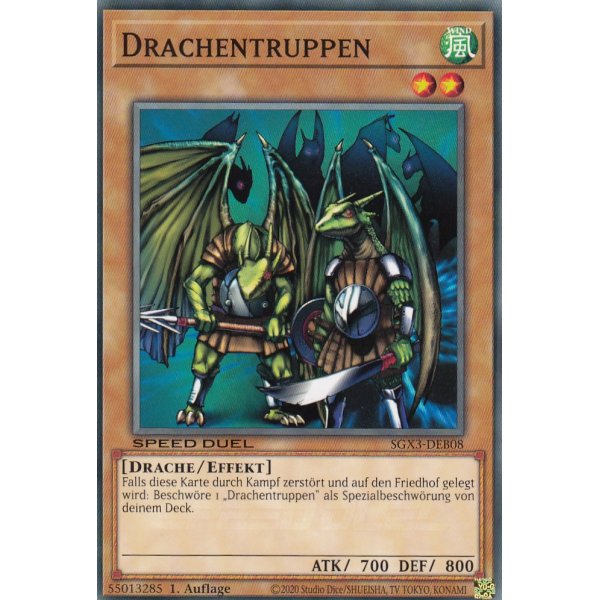 Drachentruppen SGX3-DEB08 Speed Duel GX: Duelists of Shadows kaufen