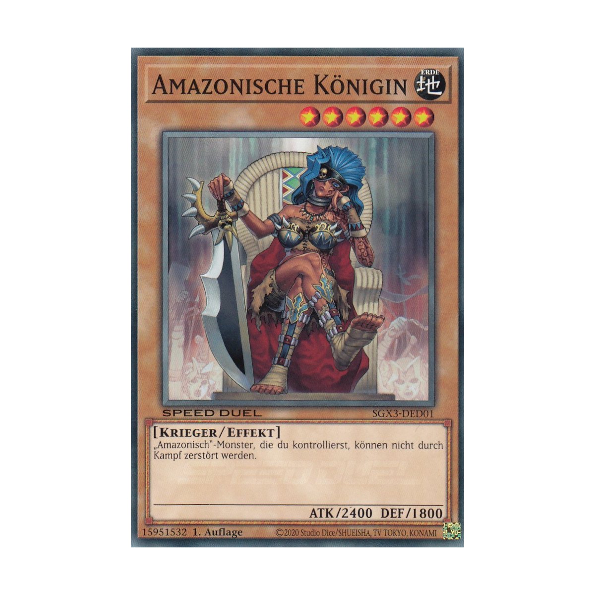 Amazonische Königin SGX3-DED01 Speed Duel GX: Duelists of Shadows kaufen