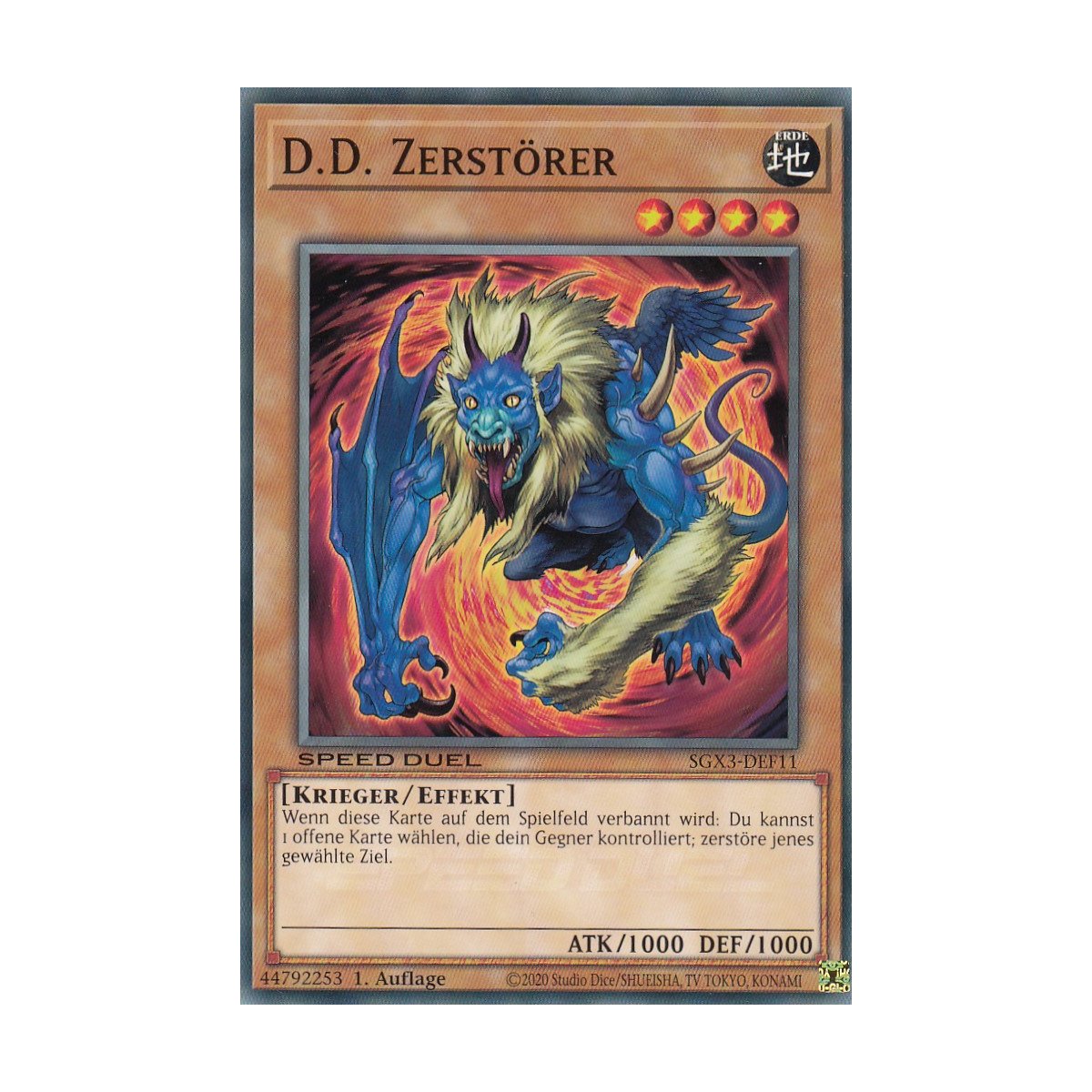 D.D. Zerstörer SGX3-DEF11 Speed Duel GX: Duelists of Shadows kaufen