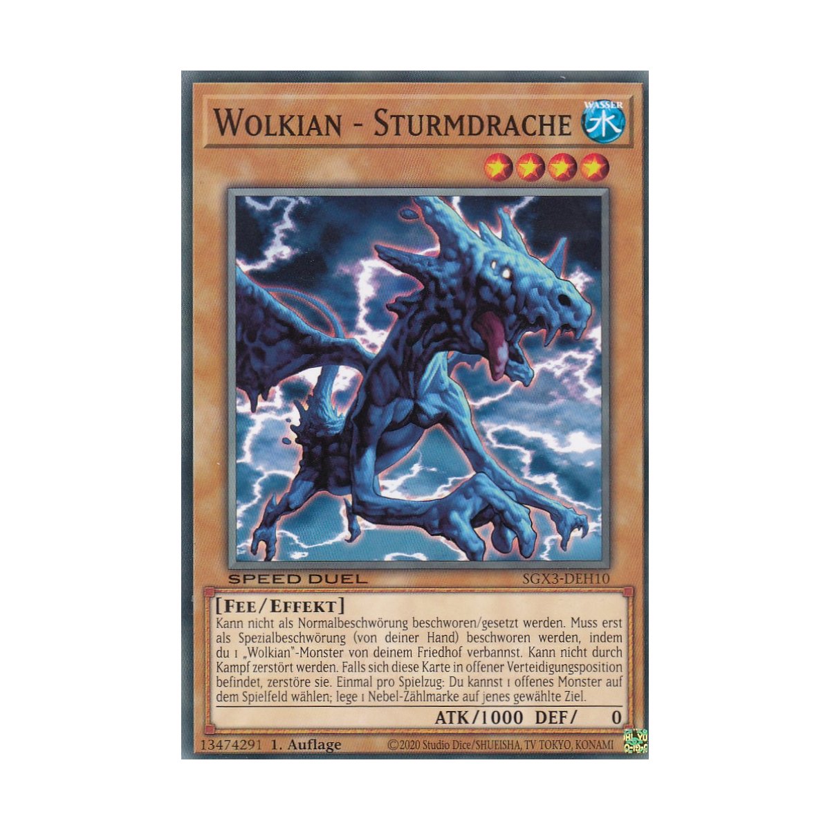 Wolkian – Sturmdrache SGX3-DEH10 Speed Duel GX: Duelists of Shadows kaufen