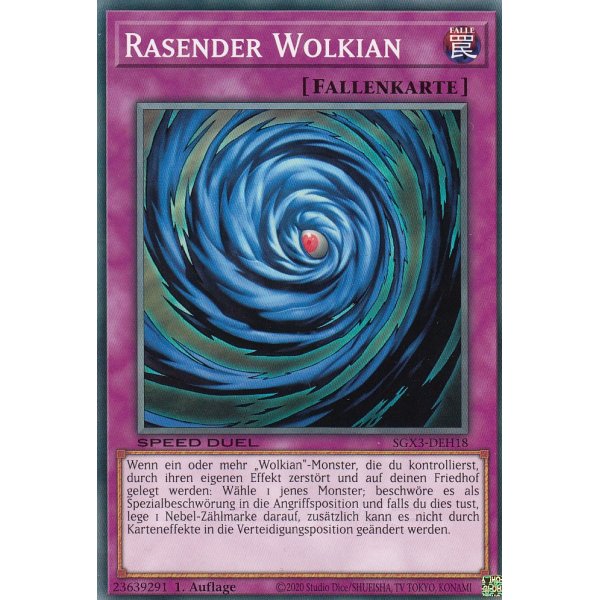 Rasender Wolkian SGX3-DEH18 Speed Duel GX: Duelists of Shadows kaufen
