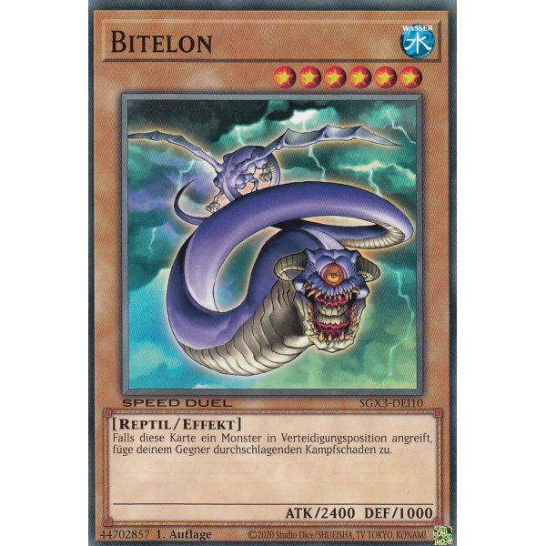 Bitelon SGX3-DEI10 Speed Duel GX: Duelists of Shadows kaufen