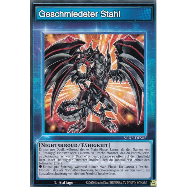 Geschmiedeter Stahl SGX3-DES02 Speed Duel GX: Duelists of Shadows kaufen