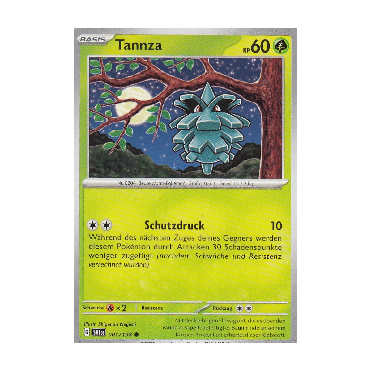Tannza 001/198 Karmesin und Purpur Pokemon Karte günstig kaufen