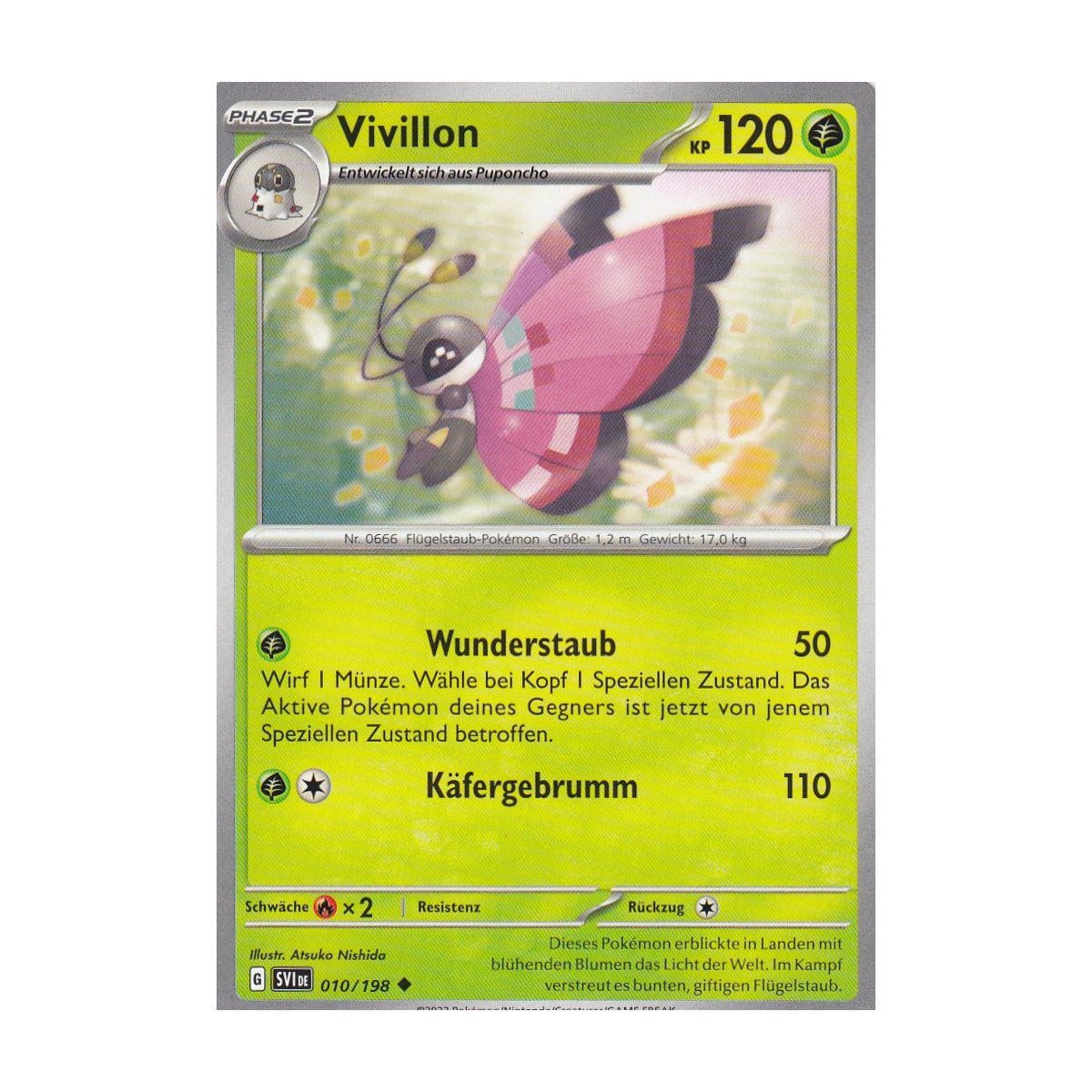 Vivillon 010/198 Karmesin und Purpur Pokemon Karte günstig kaufen
