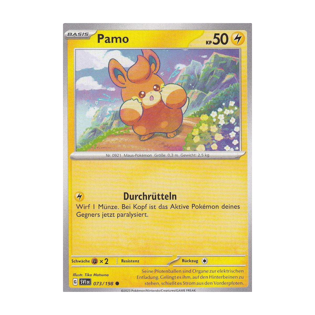 Pamo 073/198 Karmesin und Purpur Pokemon Karte günstig kaufen