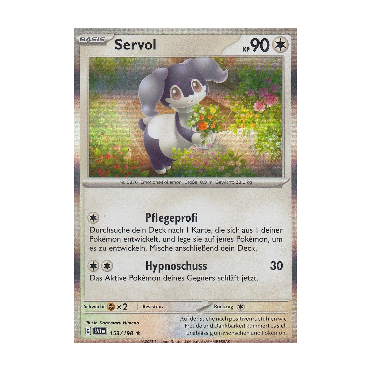 Servol 153/198 Holo Karmesin und Purpur Pokemon Karte kaufen