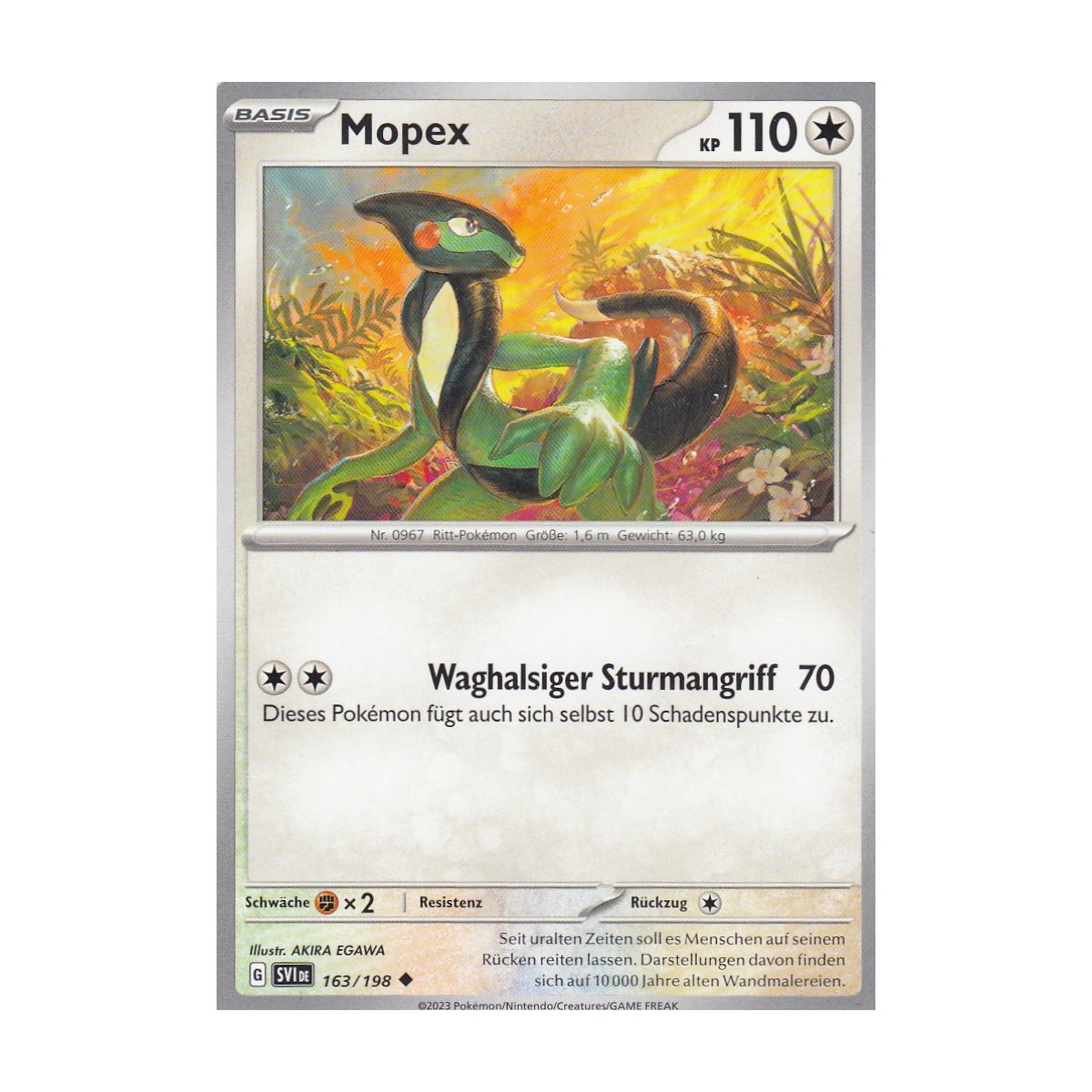 Mopex 163/198 Karmesin und Purpur Pokemon Karte günstig kaufen