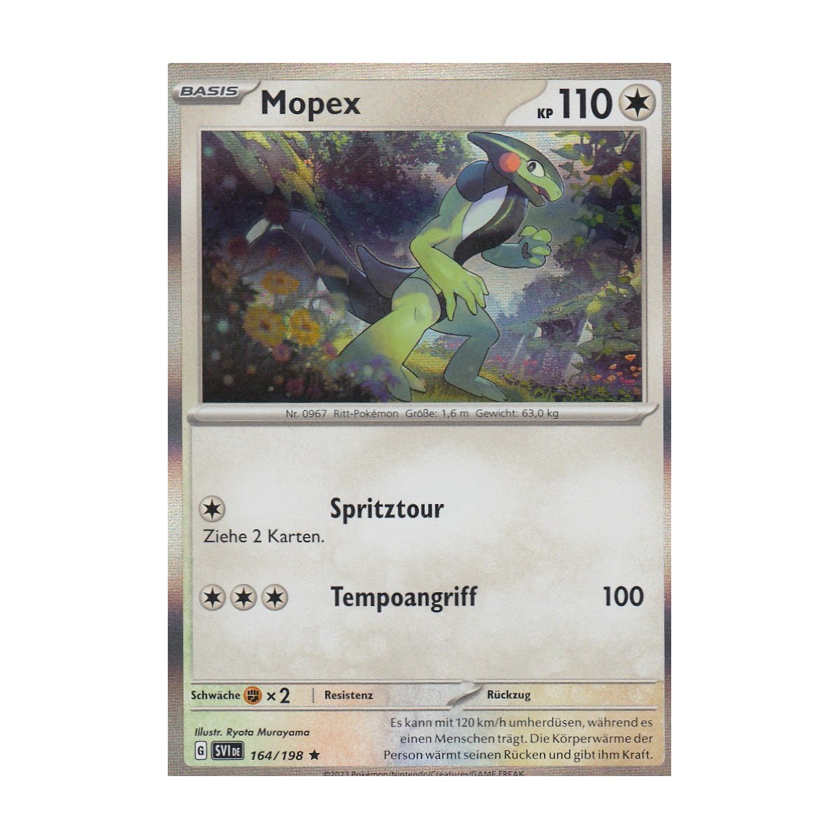 Mopex 164/198 Holo Karmesin und Purpur Pokemon Karte kaufen