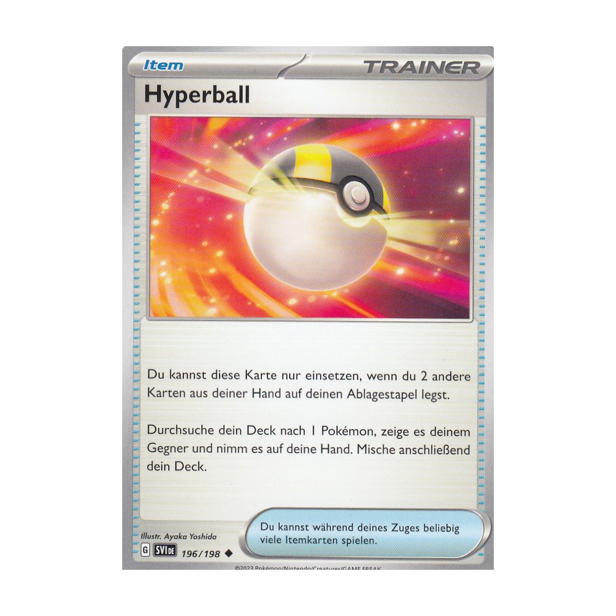 Hyperball 196/198 Karmesin und Purpur Pokemon Karte kaufen