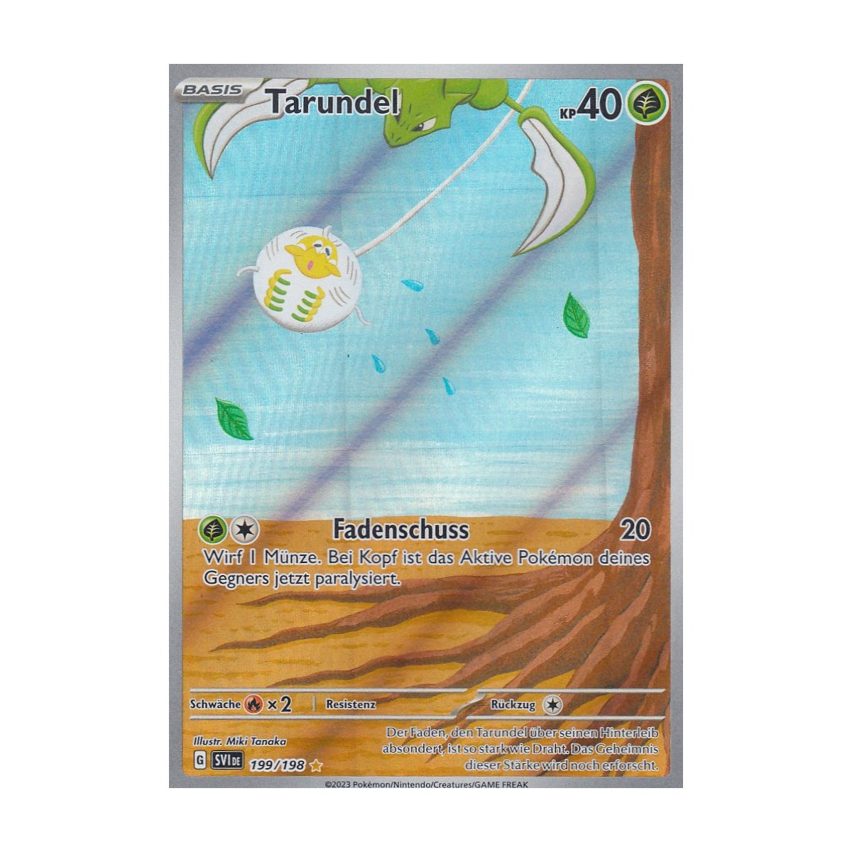 Tarundel 199/198 Illustration Rare Karmesin und Purpur Pokemon Karte kaufen