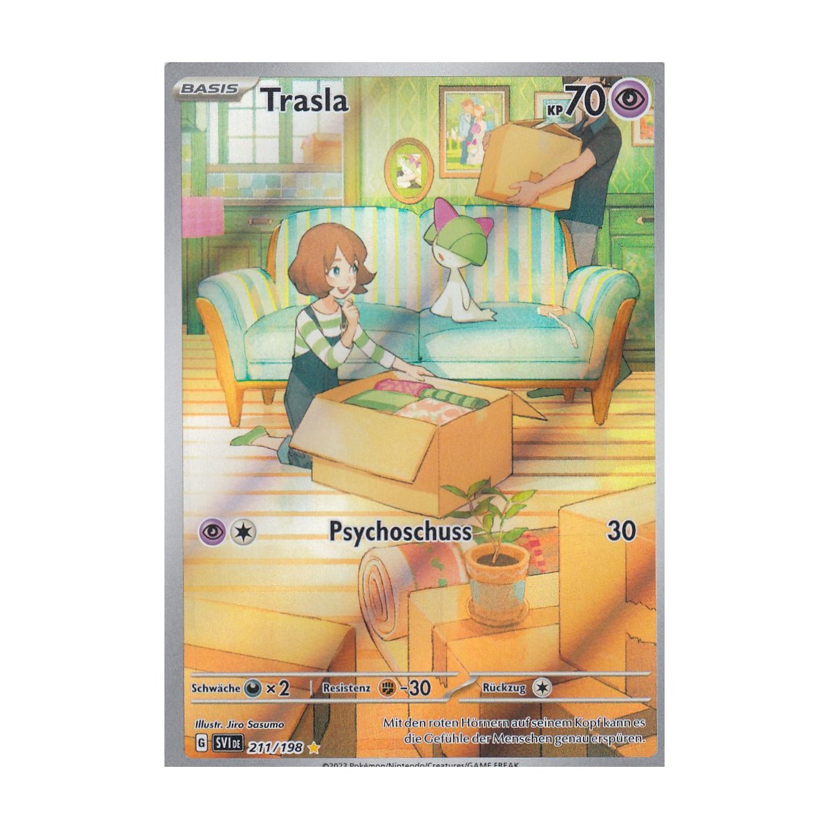 Trasla 211/198 Illustration Rare Karmesin und Purpur Pokemon Karte kaufen