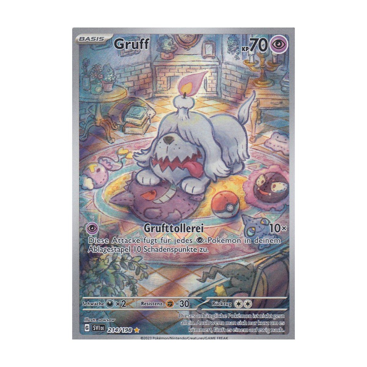 Gruff 214/198 Illustration Rare Karmesin und Purpur Pokemon Karte kaufen