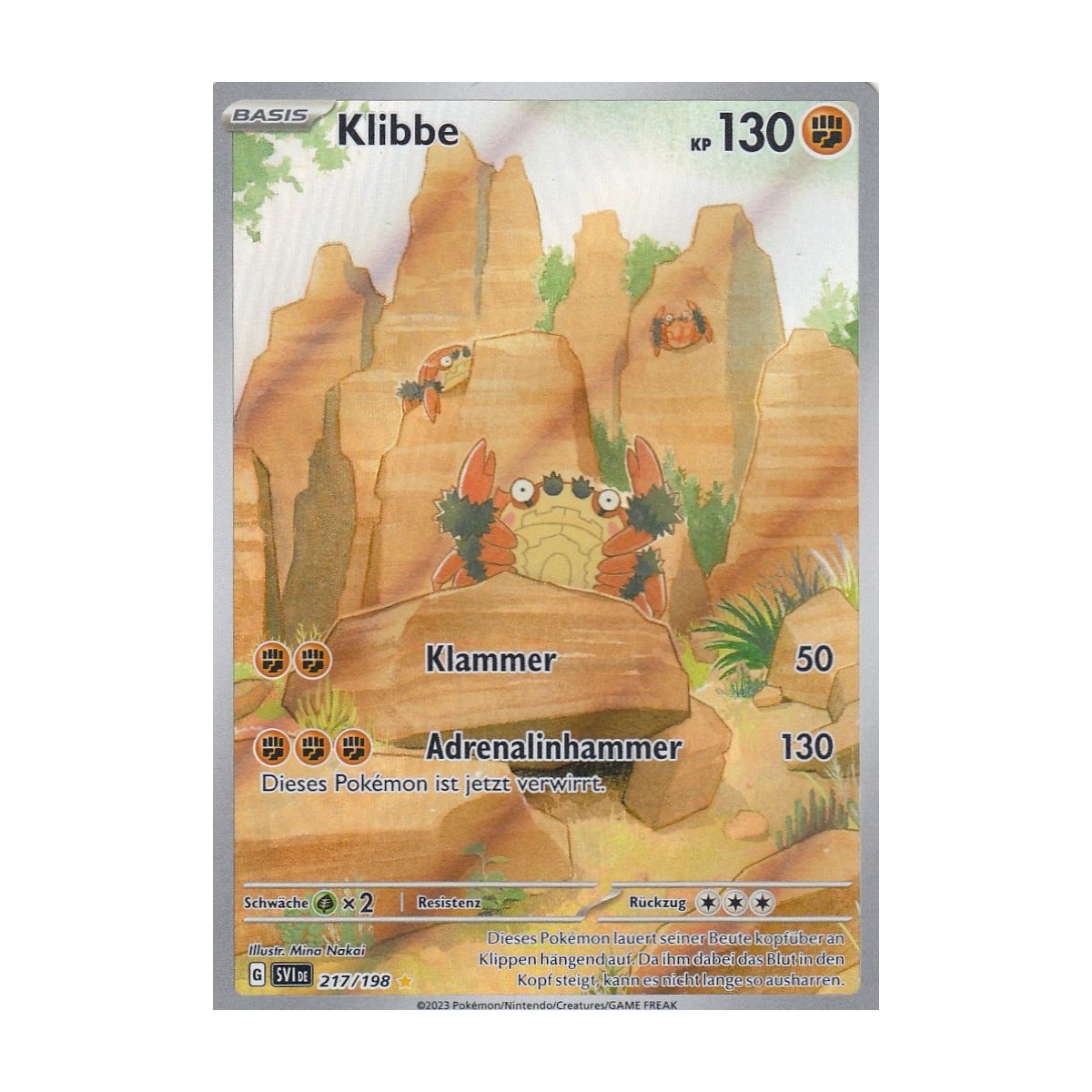 Klibbe 217/198 Illustration Rare Karmesin und Purpur Pokemon Karte kaufen