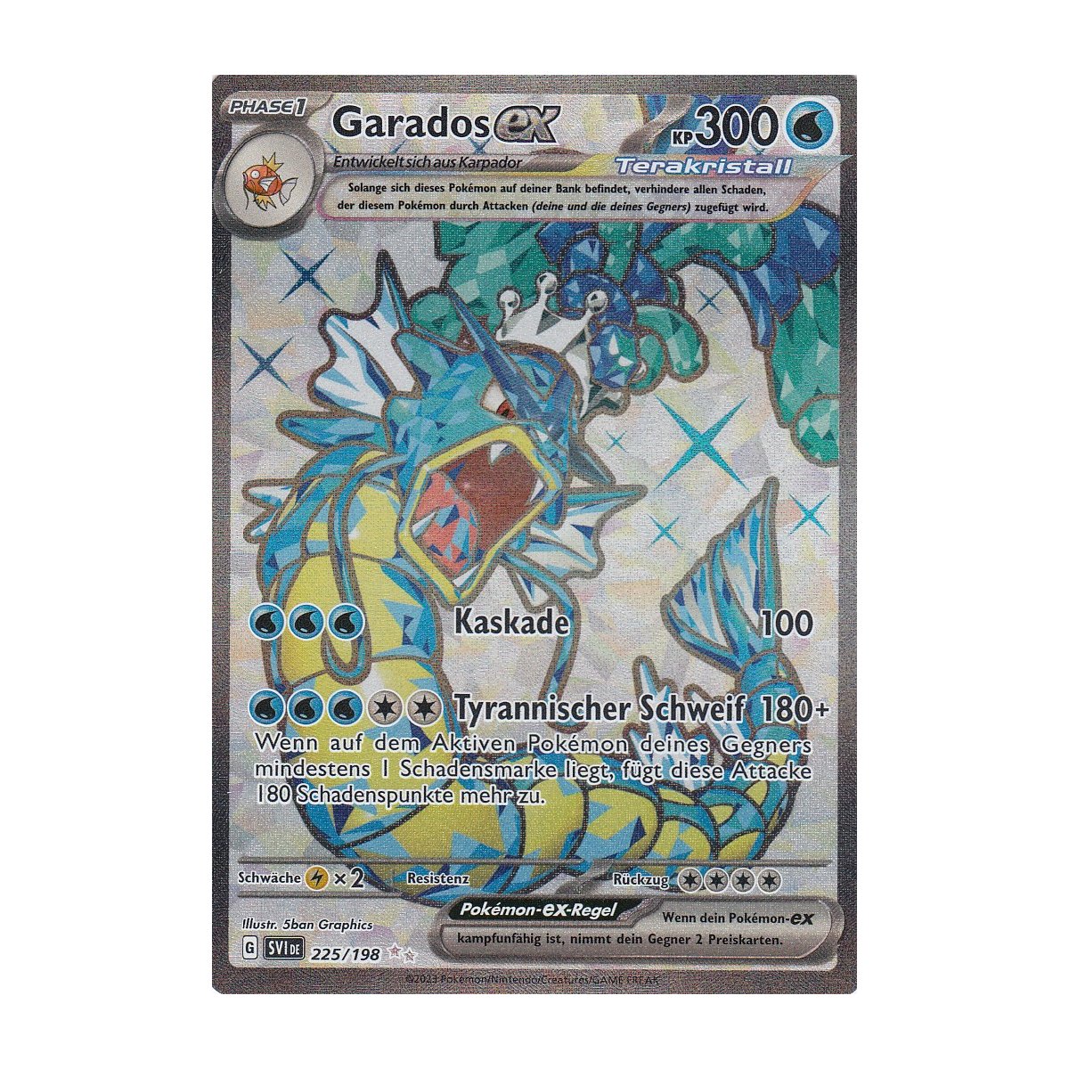 Garados-ex 225/198 Fullart Karmesin und Purpur Pokemon Karte kaufen