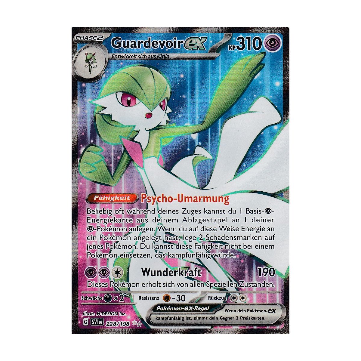 Guardevoir-ex 228/198 Fullart Karmesin und Purpur Pokemon Karte kaufen