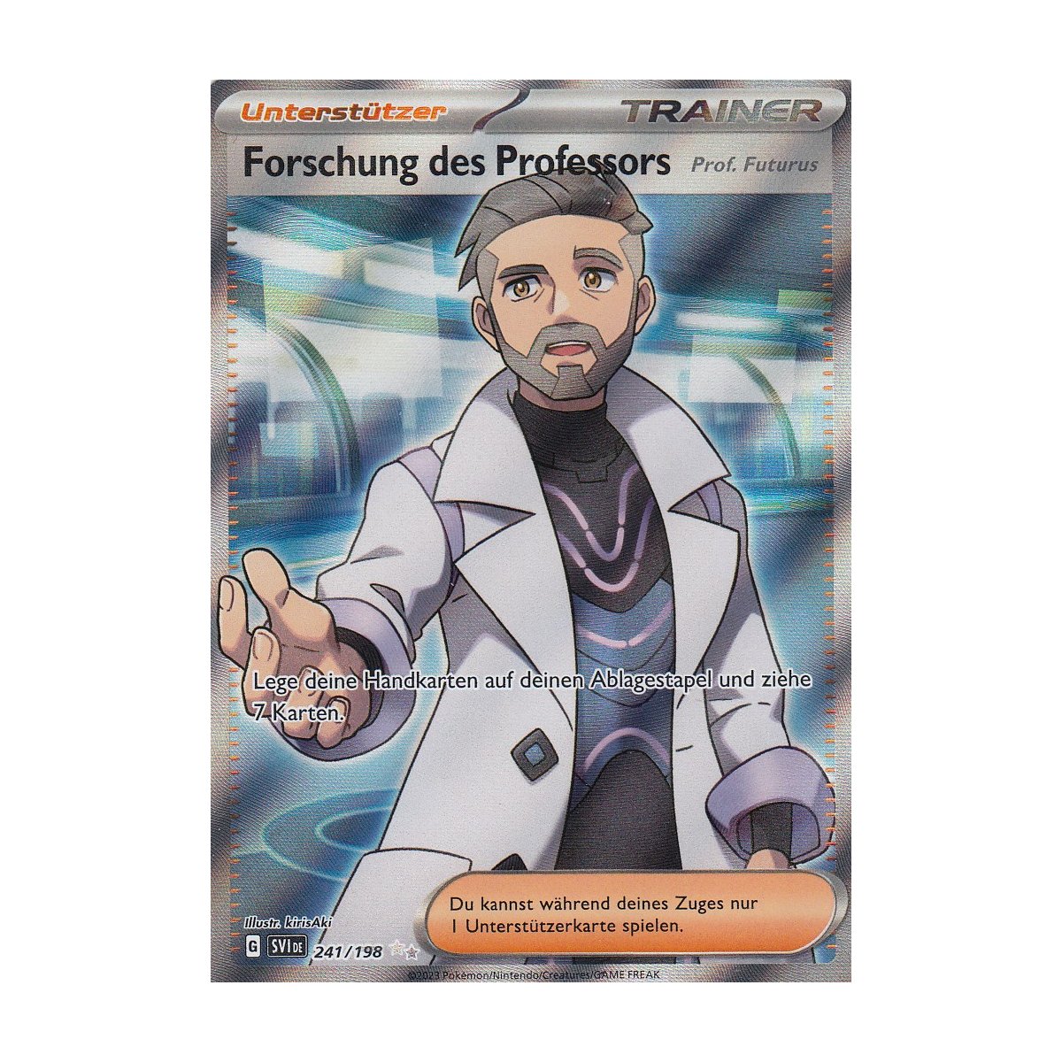 Forschung des Professors 241/198 Fullart Karmesin und Purpur Pokemon ...