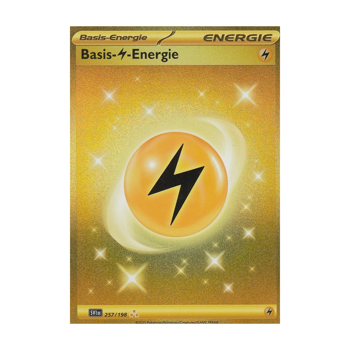 Basis-Elektro-Energie 257/198 Hyper Rare Karmesin und Purpur Pokemon ...