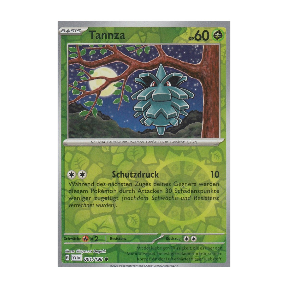 Tannza 001/198 REVERSE HOLO Karmesin und Purpur Pokemon Karte kaufen