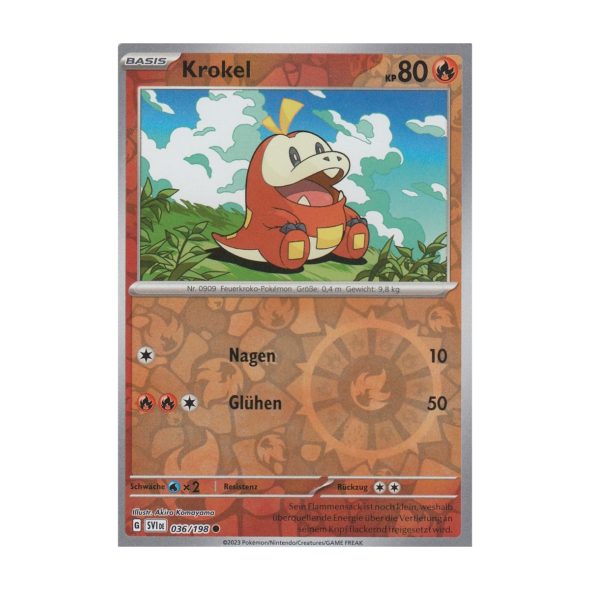 Krokel 036/198 REVERSE HOLO Karmesin und Purpur Pokemon Karte kaufen
