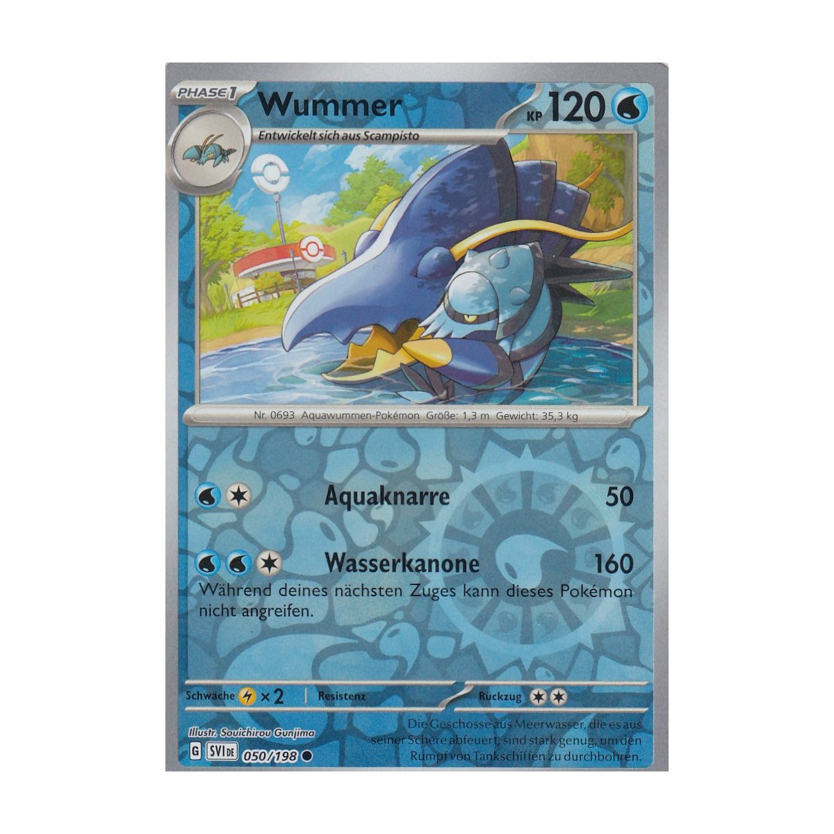 Wummer 050/198 REVERSE HOLO Karmesin und Purpur Pokemon Karte kaufen