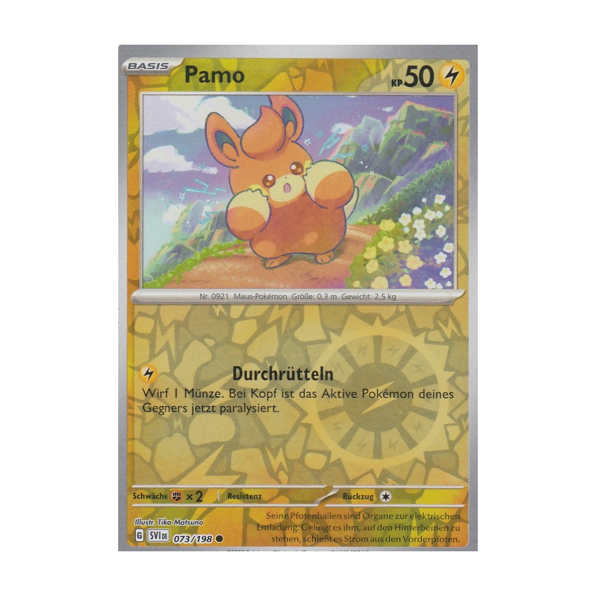 Pamo 073/198 REVERSE HOLO Karmesin und Purpur Pokemon Karte kaufen