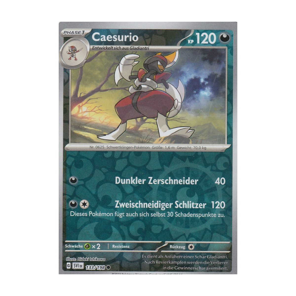 Caesurio 133/198 REVERSE HOLO Karmesin und Purpur Pokemon Karte kaufen